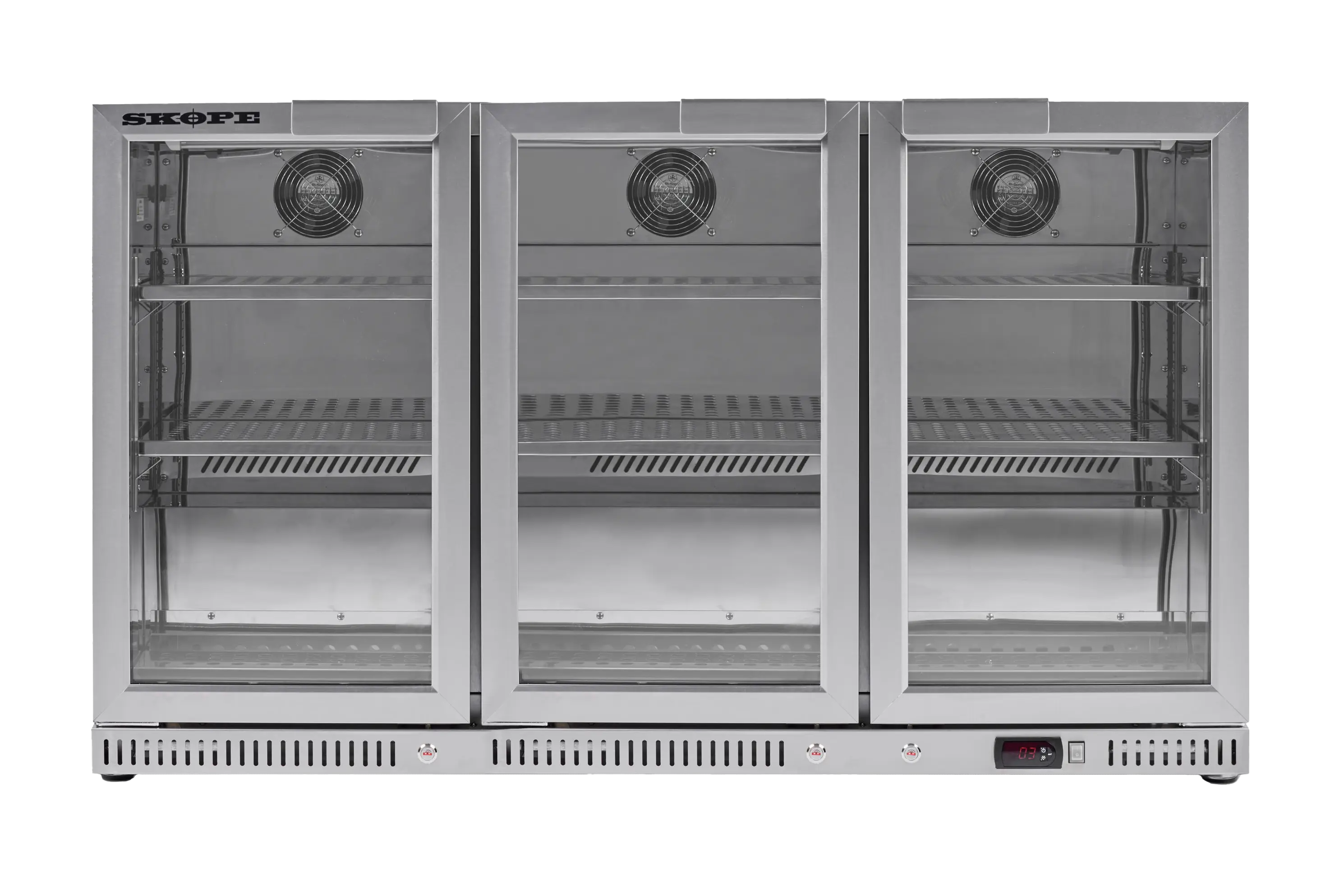 Skope Skope Three Glass Door Bar Cooler 203L - BC.3.GSW