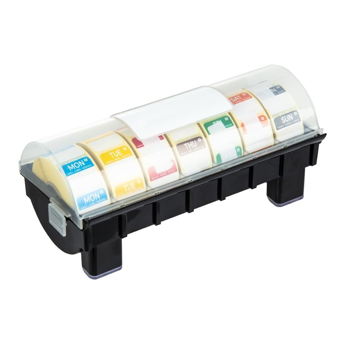 Vogue Removable Colour Coded Food Labels with 1" Dispenser GH473