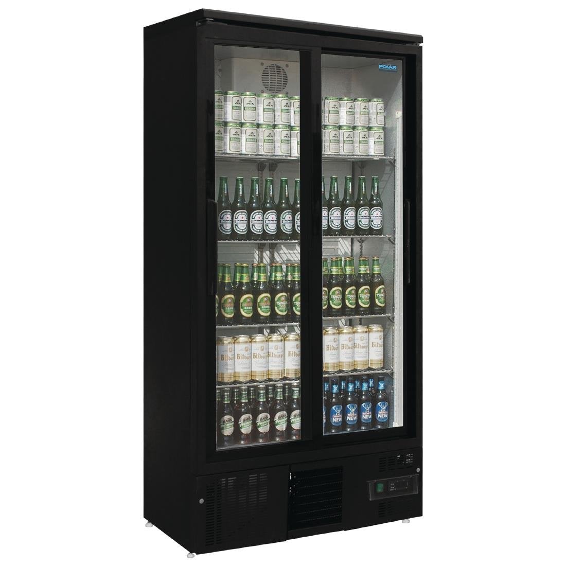 Polar G-Series Upright Back Bar Cooler with Sliding Doors 490Ltr GJ448