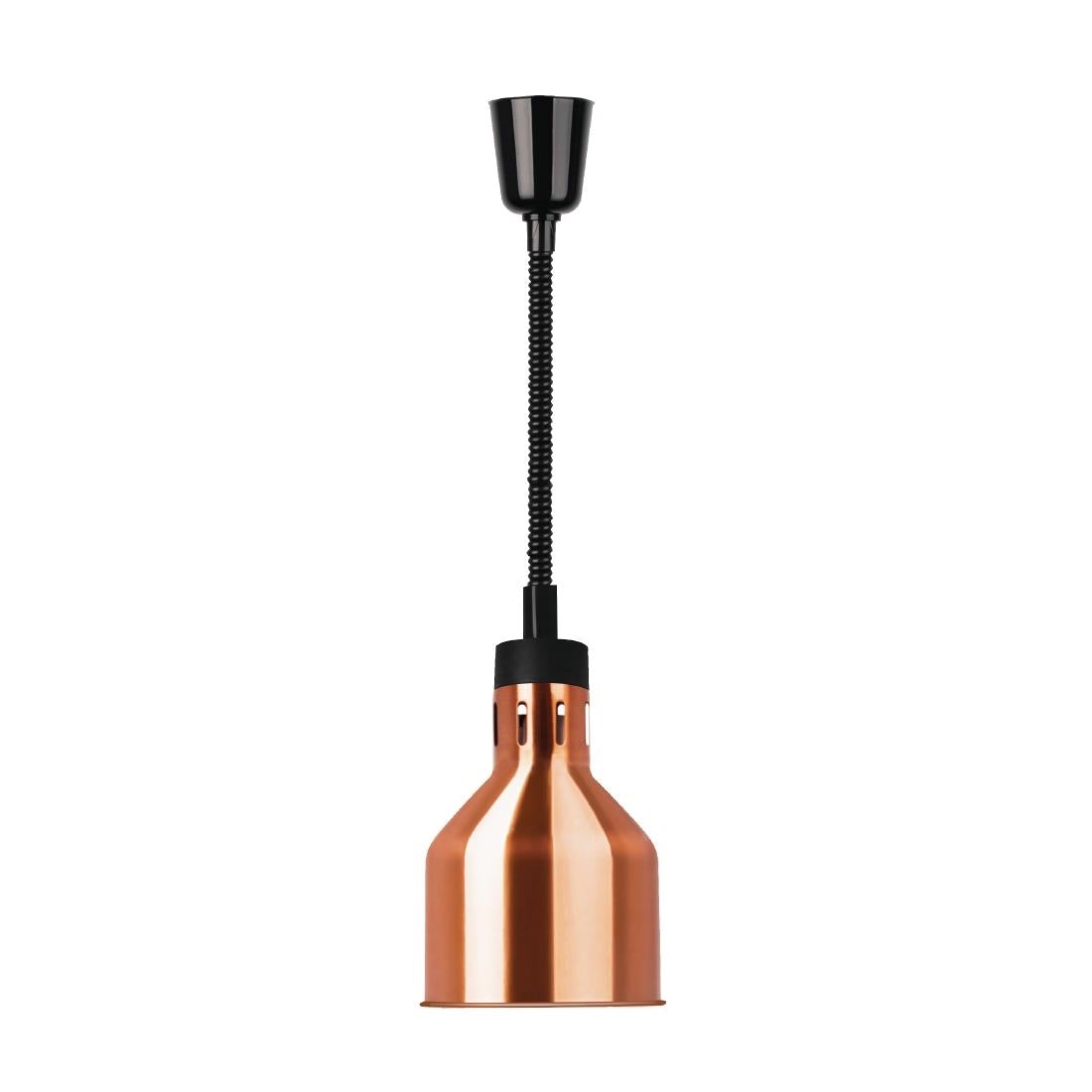 Apuro Retractable Heat Lamp Shade Copper Finish DR757-A